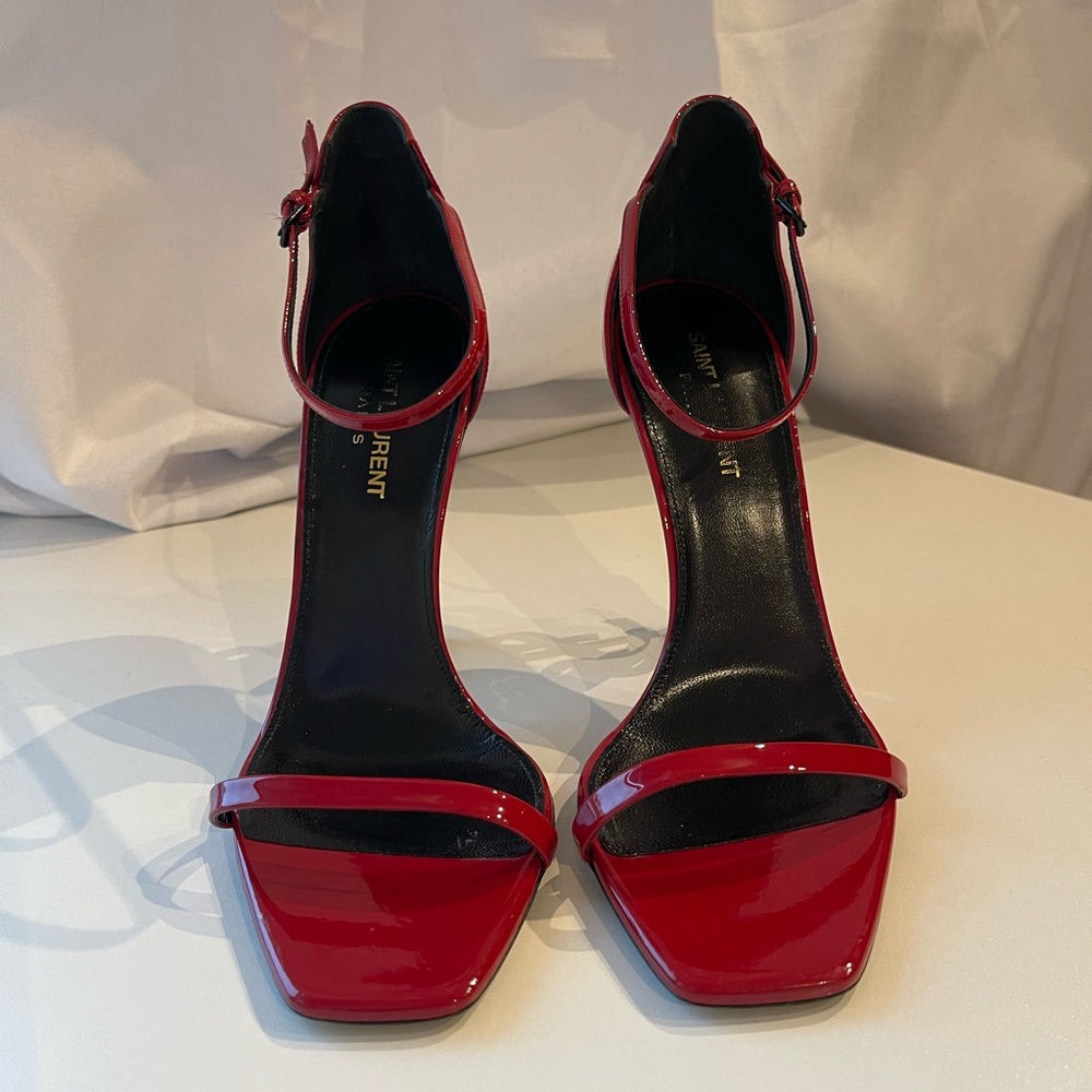 Ysl Red Opyum Heels Gem